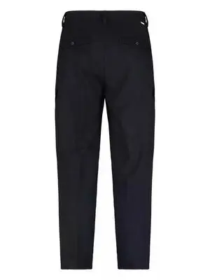 PAOLO PECORA Drawstring Straight-leg Trousers