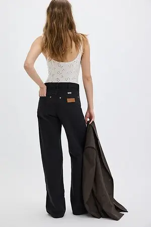 Wrangler Tie Front Loose Jeans