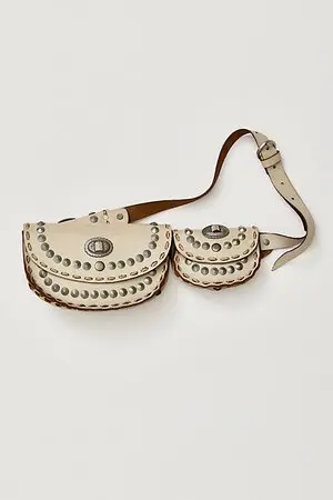 Free People Pocket Belt Eggshell
