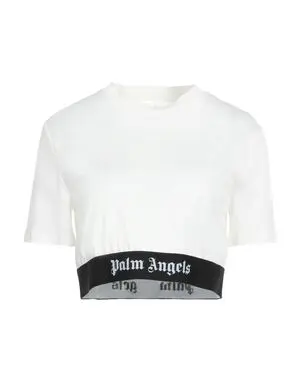 Palm Angels Crop Top - White