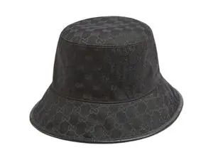 Gucci Gg Reversible Bucket Hat - Grey/black