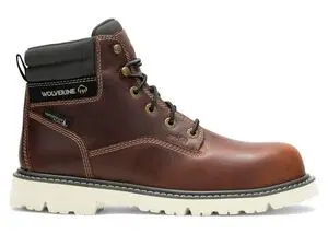 Wolverine Revival Waterproof Composite Toe Boots - Rust Brown