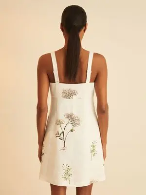 NEW YORK BOTANICAL GARDENS X Dorethea Linen Mini Dress