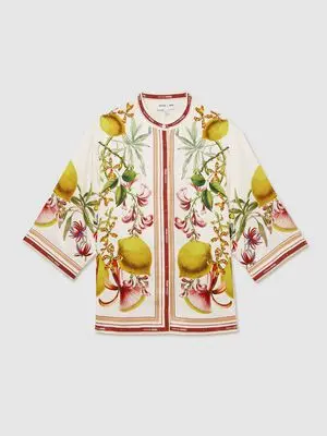 NEW YORK BOTANICAL GARDENS Floral-print Shirt