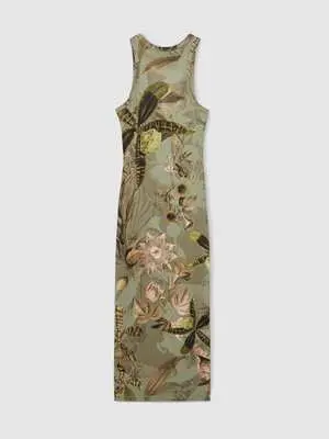 NEW YORK BOTANICAL GARDENS Lola | Nybg Floral Ruched Jersey Dress