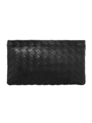 BOTTEGA VENETA Bottega Veneta Medium Intrecciato Leather Pouch