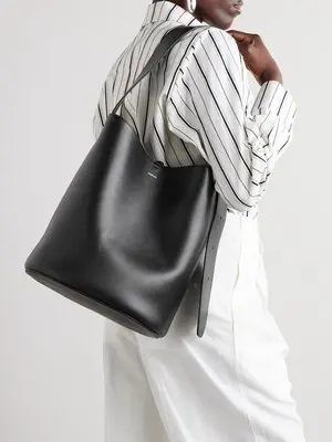 Lié Studio Norma Leather Tote - Black