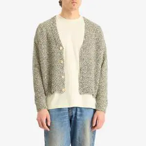 Auralee Cotton Cashmere Cord Knit Cardigan