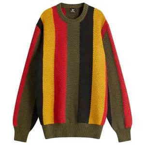 PATTA Honeycomb Knit Striped Jumper