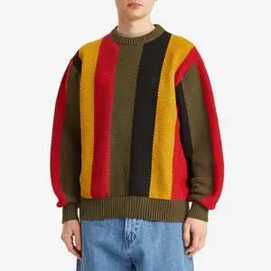 PATTA Honeycomb Knit Striped Jumper