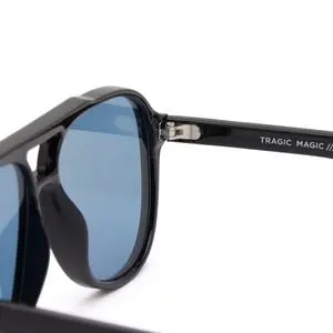 Le Specs Tragic Magic Aviator Sunglasses - Black/navy