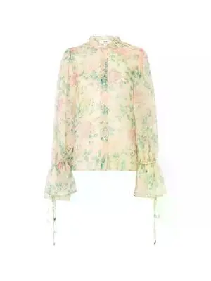 Chloé Printed Blouse - Neutrals
