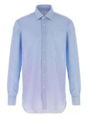 BARBA NAPOLI Cotton Shirt - Blue