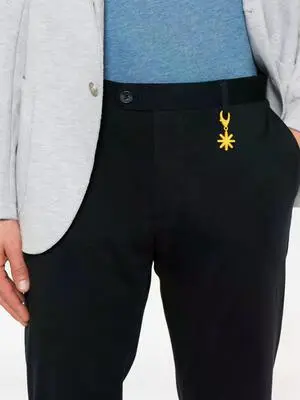 MANUEL RITZ Logo-appliqué Trousers