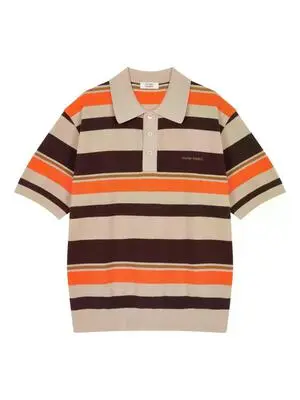 STUDIO TOMBOY Striped Polo Shirt
