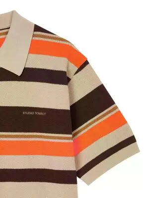 STUDIO TOMBOY Striped Polo Shirt