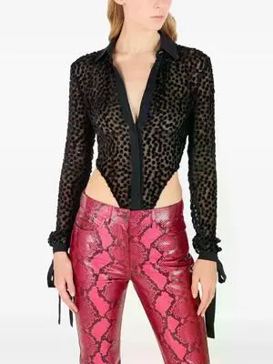 Roberto Cavalli V-neck Bodysuit