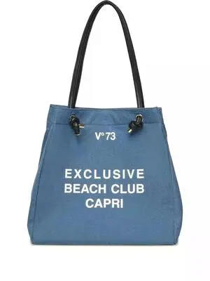 V°73 Beach Club-print Tote Bag