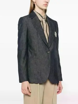 Brunello Cucinelli Chambray Blazer