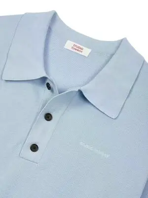 STUDIO TOMBOY Ribbed Polo - Blue