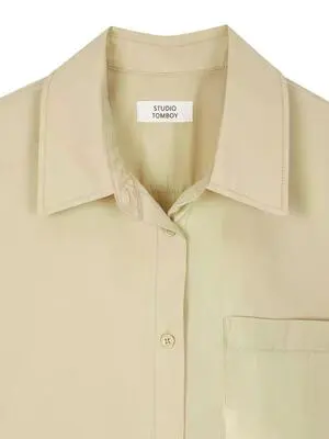 STUDIO TOMBOY Longline Shirtdress - Neutrals