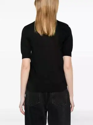 Dolce & Gabbana Fine-knit Polo Top