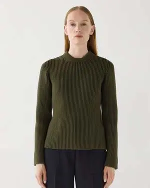 Veronica De Piante Ivy Merino Wool Sweater - Olive