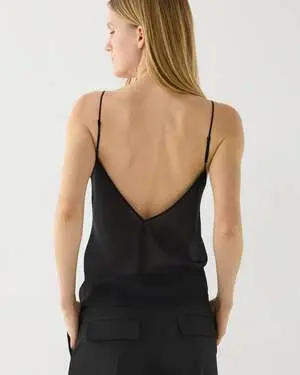Veronica De Piante Martina Camisole In Wool & Lace