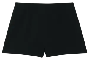 Veronica De Piante Luisa Stretch Viscose Crepe Shorts - Black