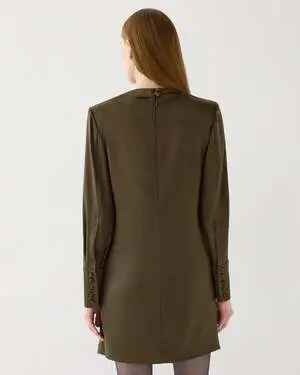 Veronica De Piante Amal Mini Dress - Olive