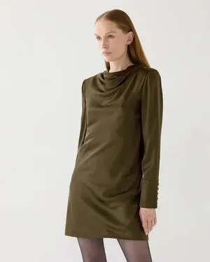 Veronica De Piante Amal Mini Dress - Olive