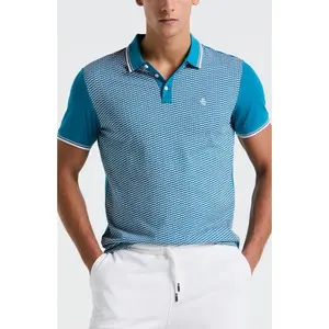 ORIGINAL PENGUIN Geometric Print Cotton Polo