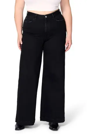 Warp + Weft Wide Leg Jeans For Women