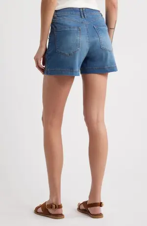 Wit & Wisdom Skyrise Denim Sailor Shorts