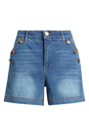 Wit & Wisdom Skyrise Denim Sailor Shorts