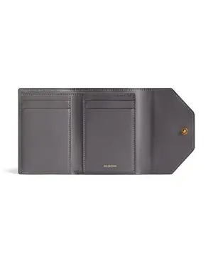Balenciaga Envelope Compact Wallet With Card Holder - Black