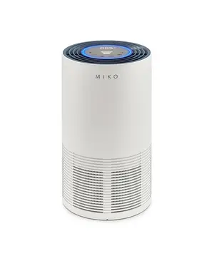 MIKO Smart Air Purifier For Home With Air Quality Sensor - White