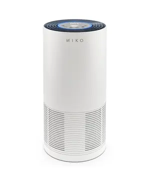 MIKO Smart Air Purifier For Home With Air Quality Sensor 1600 Sqft - White