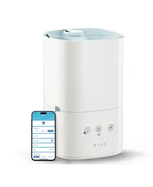 MIKO Cool Mist Humidifier With App Control Breeze - White