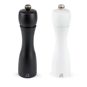 PEUGEOT Tahiti Duos Salt And Pepper Mill Set, 8 - White/brown