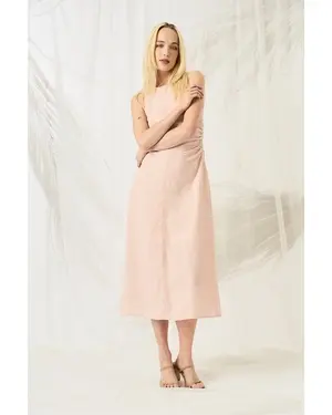 LUXELY Drift Woven Midi Dress