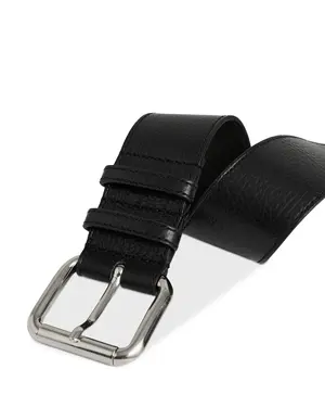 REISS Robyn Roller Buckle Leather Belt