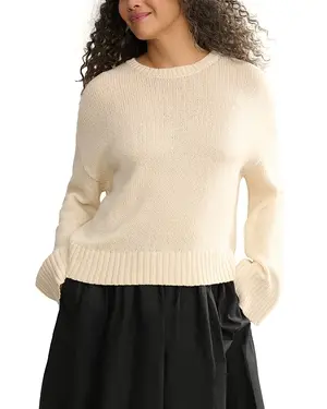 Women's Light Beige Wool Sweaters