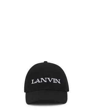 LANVIN Cotton Cap - Black