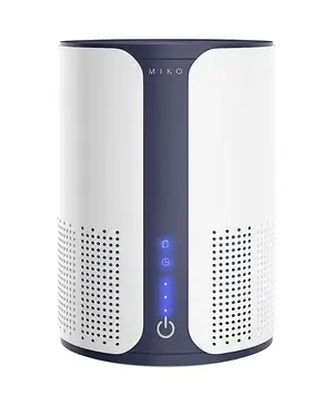 MIKO Hepa Smart Air Purifier For Home With Essential Oil Diffuser - White