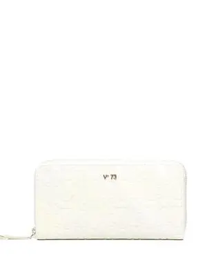 V°73 Logo-lettering Wallet - White