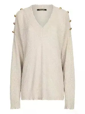 Roberto Cavalli Button-detail Knitted Sweater