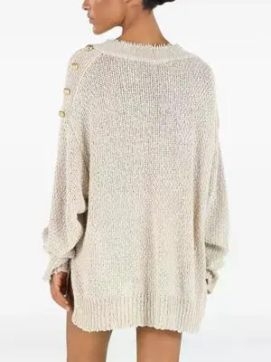 Roberto Cavalli Button-detail Knitted Sweater
