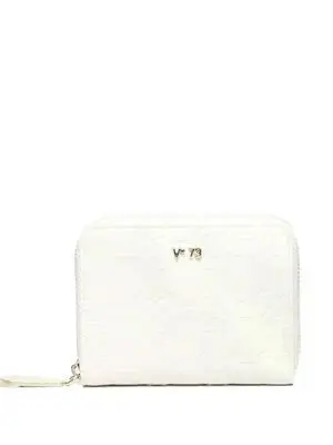 V°73 Logo-lettering Wallet - White