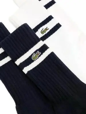 Lacoste Ribbed Cotton Socks